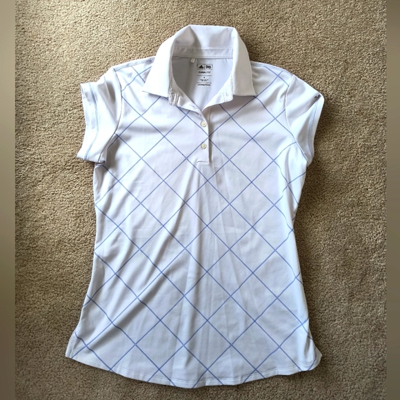 adidas | Tops | Adidas Climalite Womens Golf Polo Shirt Lightweight ...